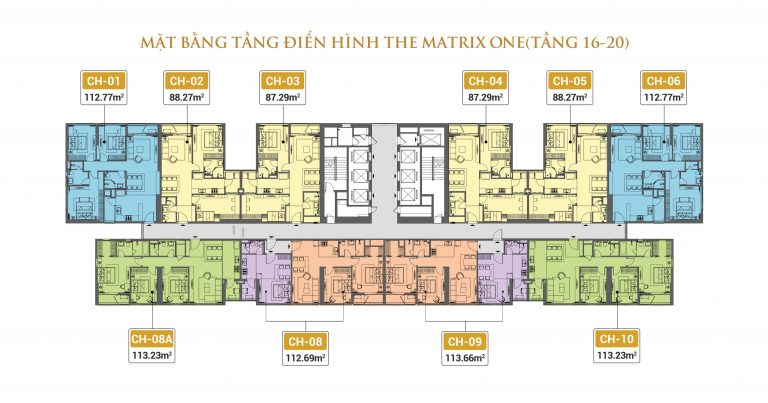 MẶT BẰNG THIẾT KẾ VÀ AN NINH CHUNG CƯ THE MATRIX ONE CÓ GÌ ĐẶC BIỆT